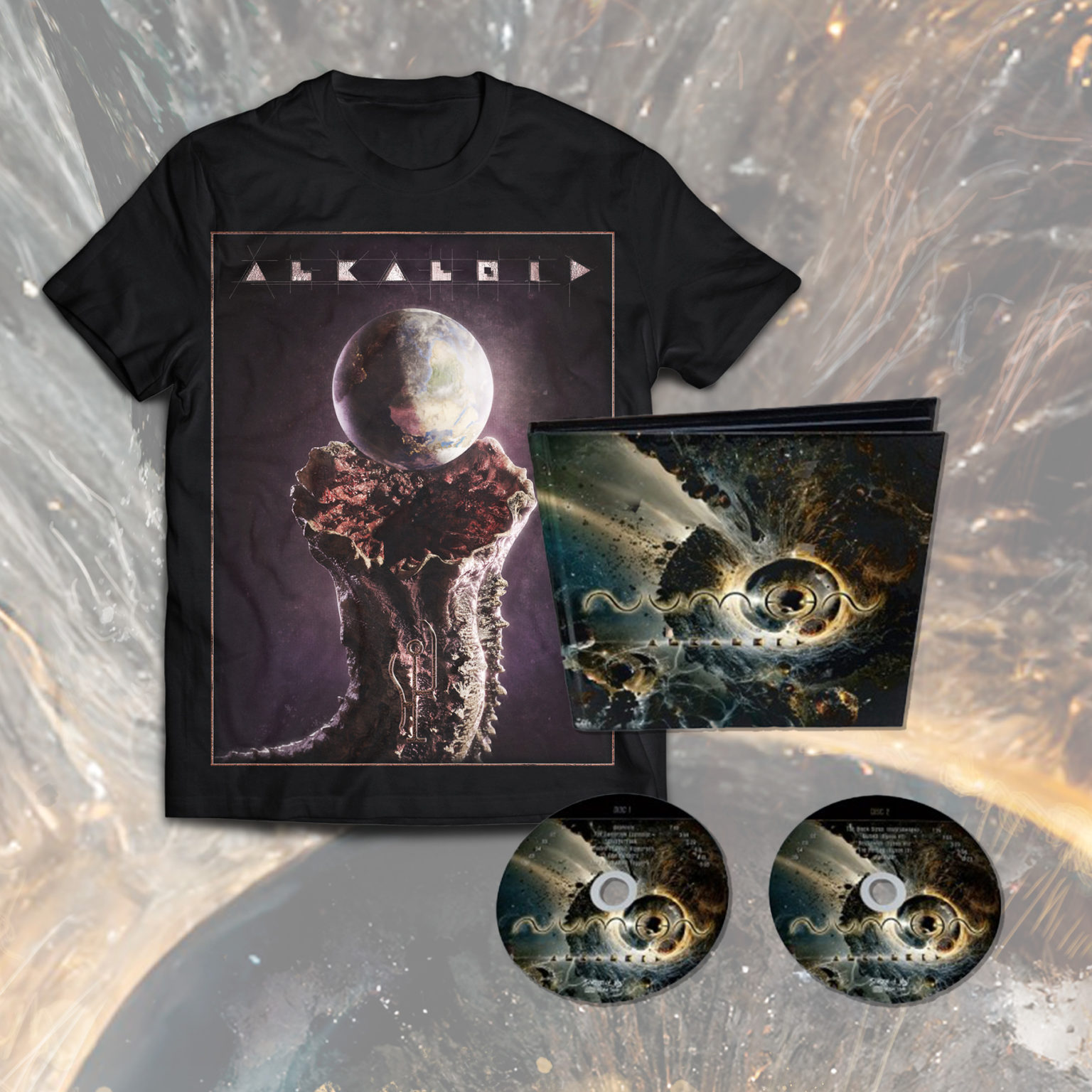 Numen Bundle: 2 CD Deluxe Digipack + Shirt - Alkaloid